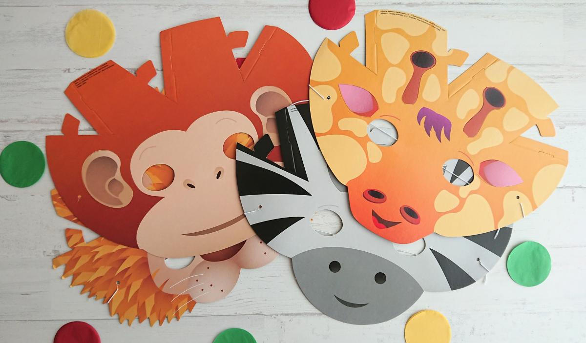 Caretas animales de la Selva - Una Caja Mágica